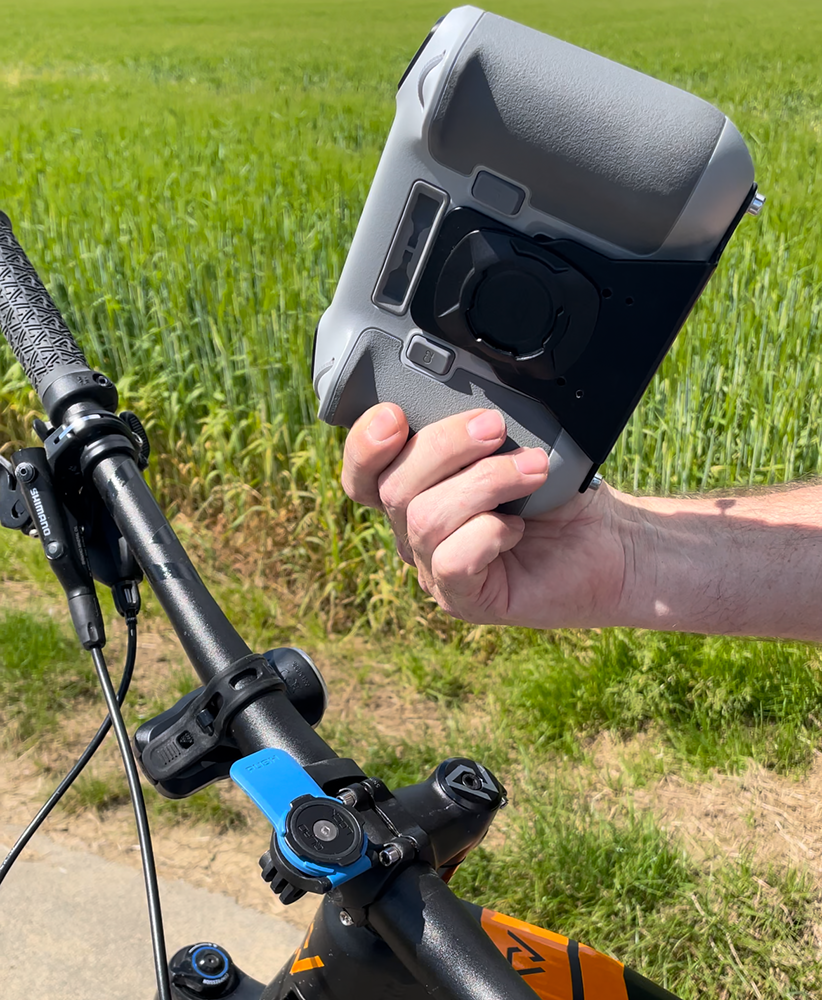 addventures.zone - Quad Lock bike mount with DJI adapter plate